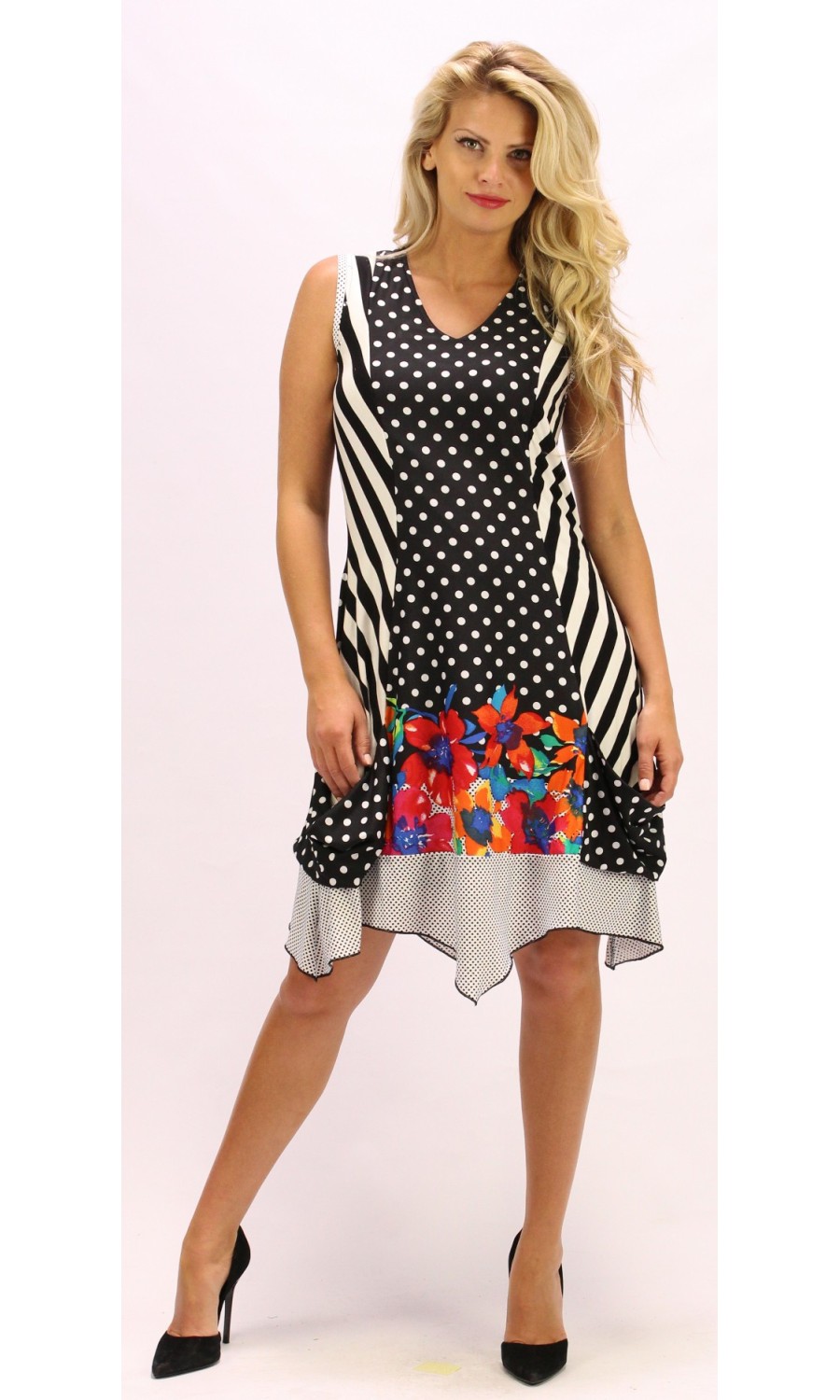 Diamond floral dress Tango Mango 2017 - Boutique isla Mona internet